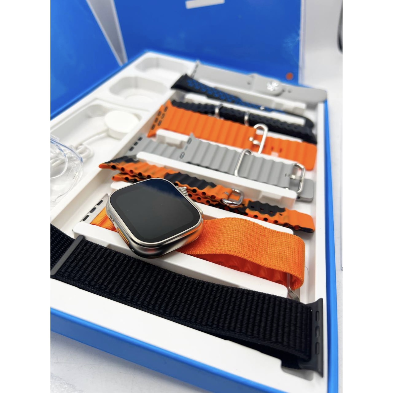 Ceas smartwatch inteligent cu 8 curele - eMAG.ro