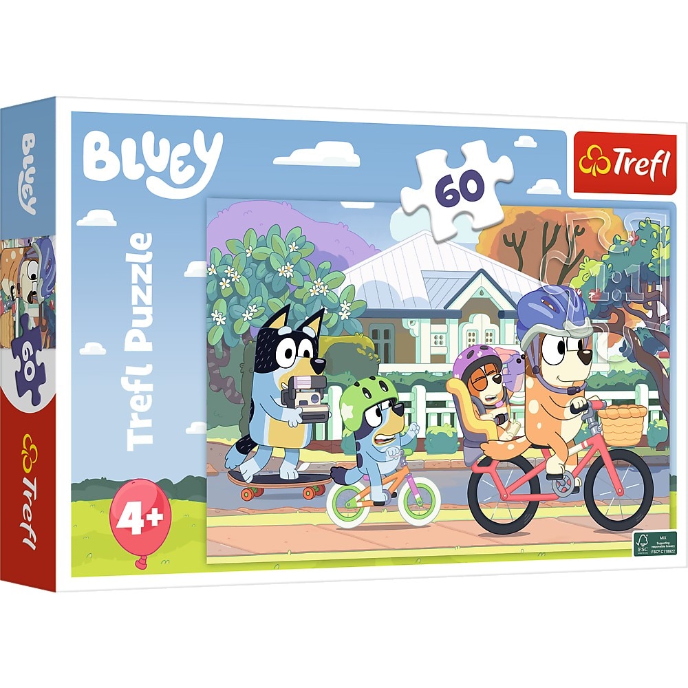 Puzzle Trefl - Bluey, Minunata Bluey, 60 piese - eMAG.ro