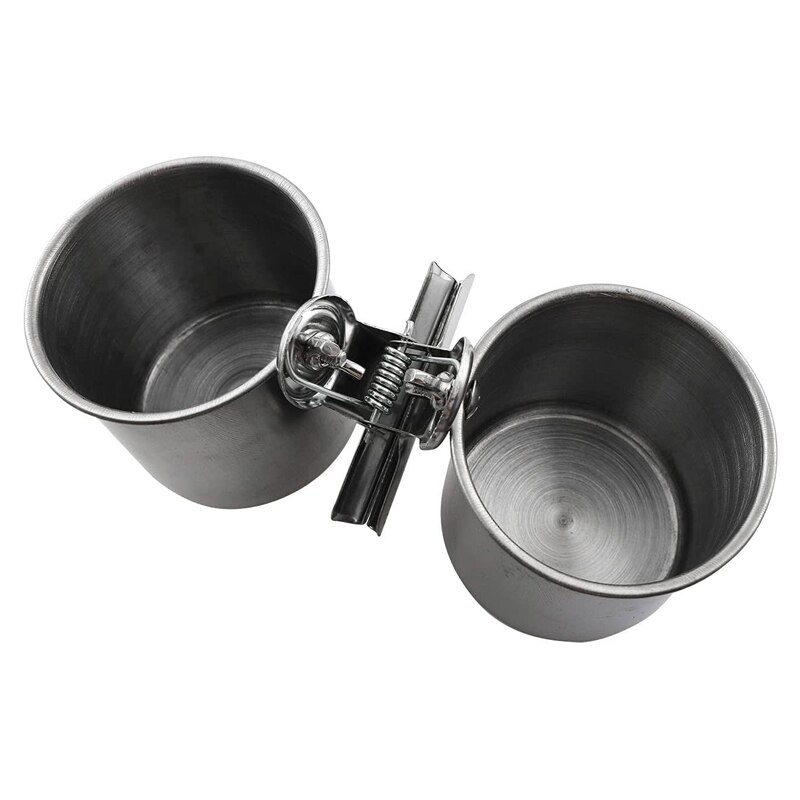 Cutii de mancare pentru pasari, LLWL, Inox, Argintiu - eMAG.ro