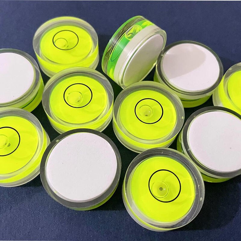 Set 2 mini nivele, LLWL, Plastic, 15x9 mm, Verde - eMAG.ro