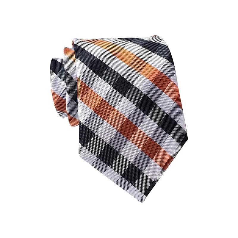 Cravata barbati in carouri, Llwl, Poliester, Multicolor - eMAG.ro