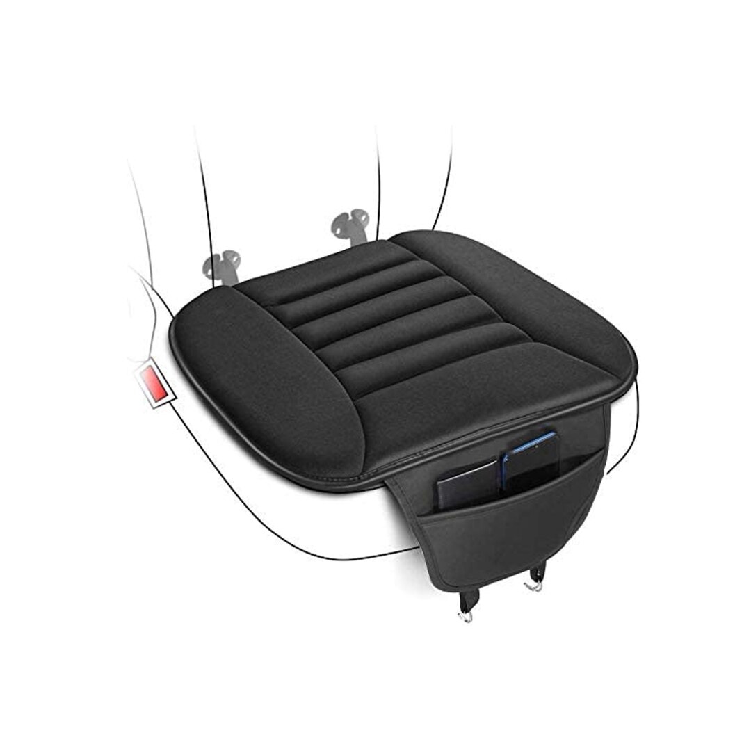 Perna Scaun Auto, Llwl, Spuma cu memorie, Neagru - eMAG.ro