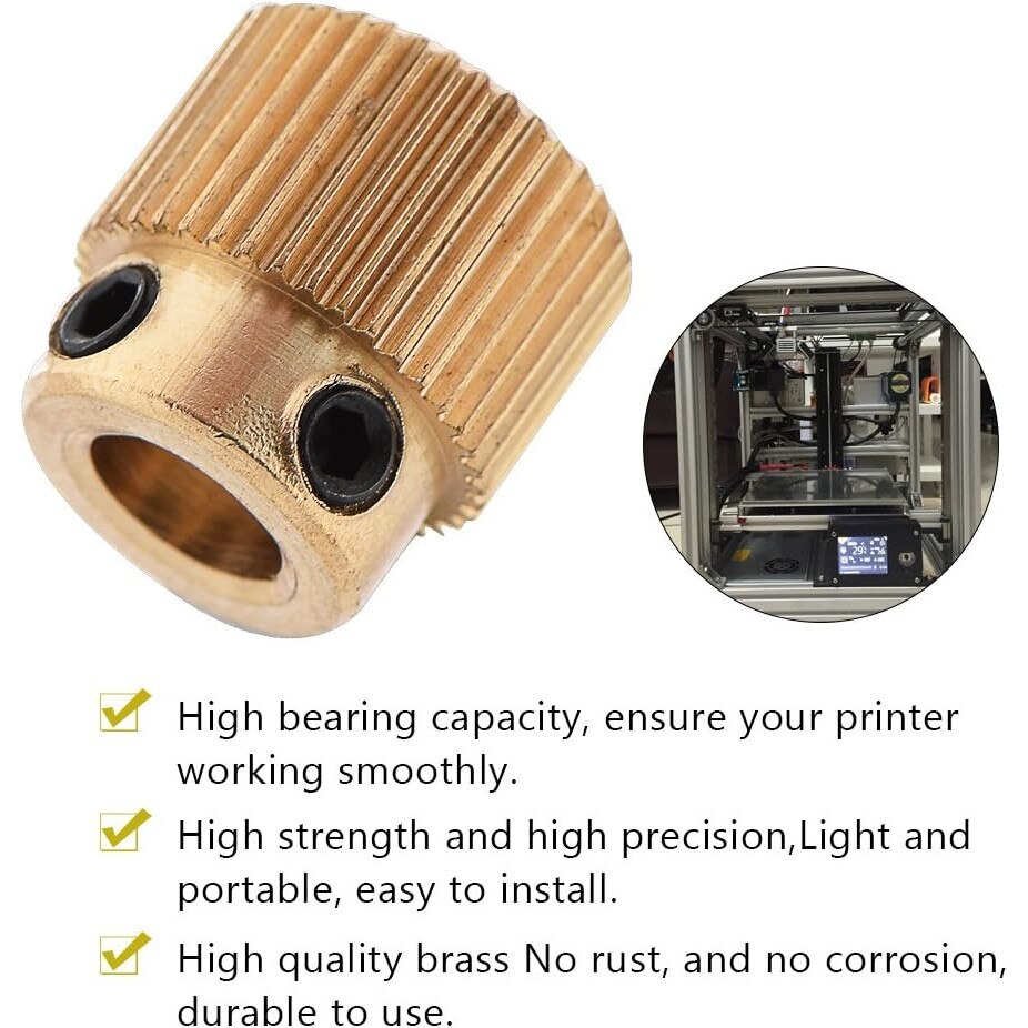 Set 10 roti imprimanta, LLWL, Metal, Auriu - eMAG.ro