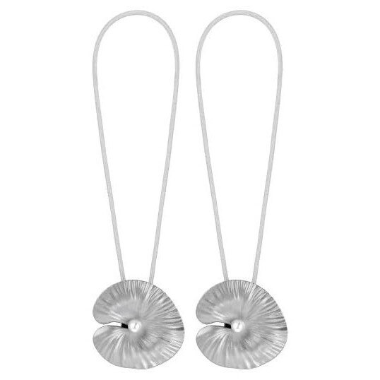 Set 2 cleme pentru perdele, LLWL, Aliaj, Magnetice, Argintiu - eMAG.ro