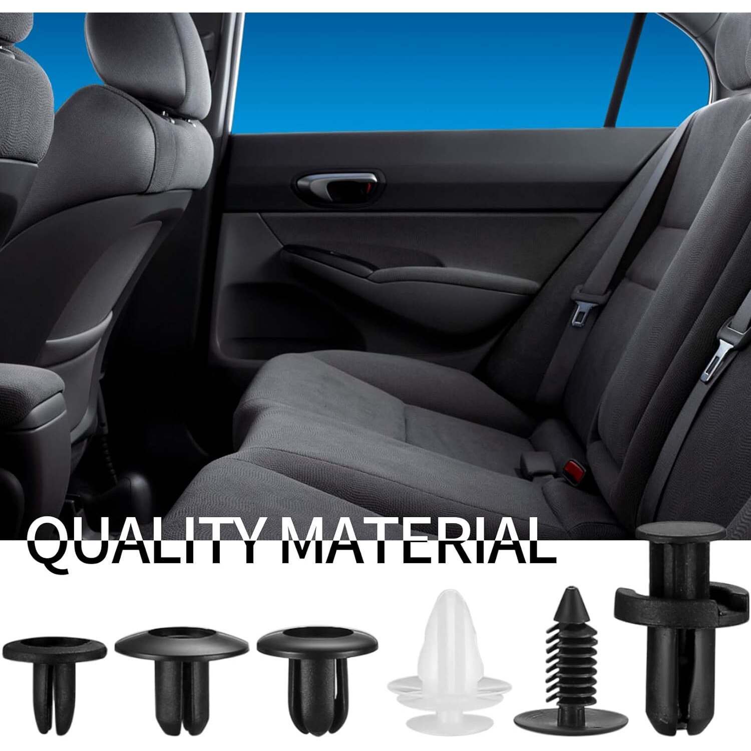 Set 100 cleme si dispozitiv pentru fixare nituri, LLWL, Plastic ...