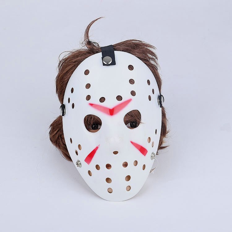 Masca Jason, Llwl, Plastic, Alb/Galben, 24x20 cm - eMAG.ro