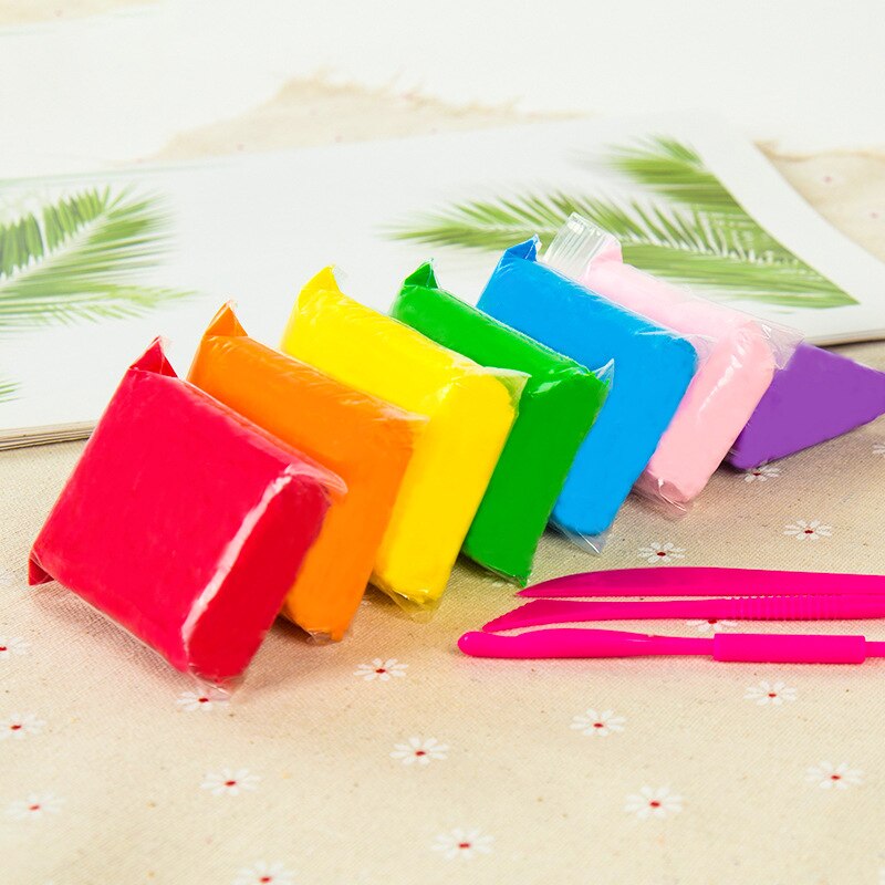 Set 12 plastiline modelabile, LLWL, Argila polimerica, 80x55mm ...