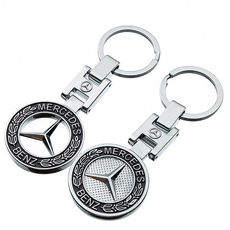Set 2 brelocuri chei cu logo Mercedes-Benz, LLWL, Aliaj de zinc - eMAG.ro