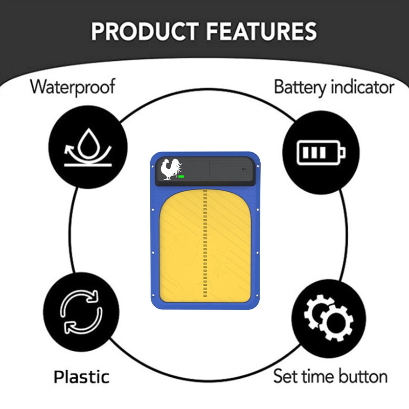 Usa automata cotet gaini, LLWL, Plastic, Albastru/Galben - eMAG.ro