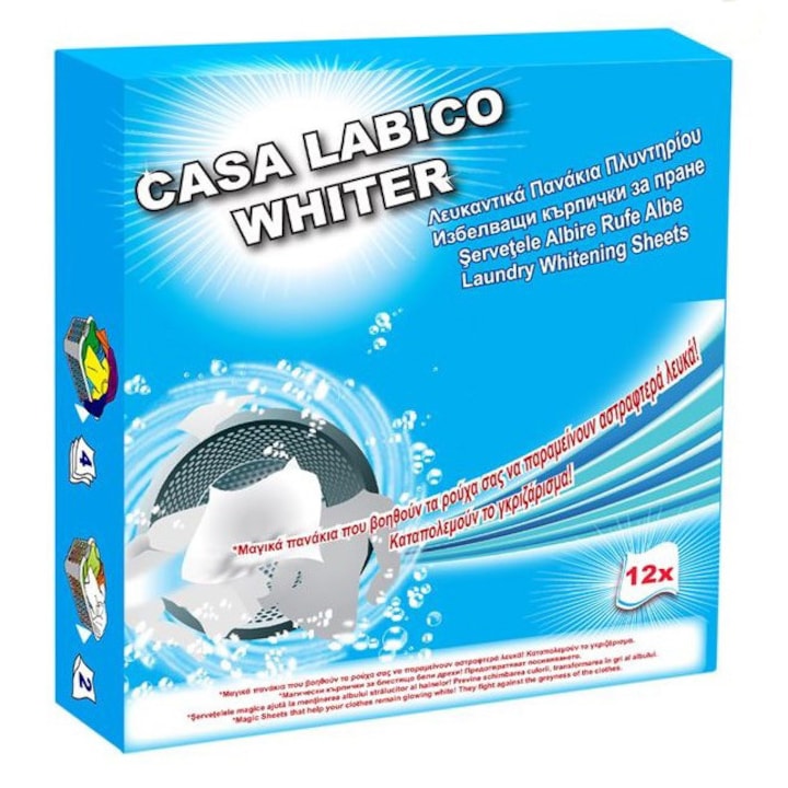 Servetele albire si intretinere haine albe, Casa Labico, 12 bucati ...