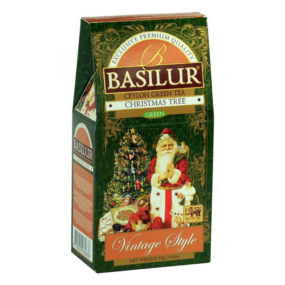 Ceai Verde, Basilur, Christmas Tree, 85 g - eMAG.ro
