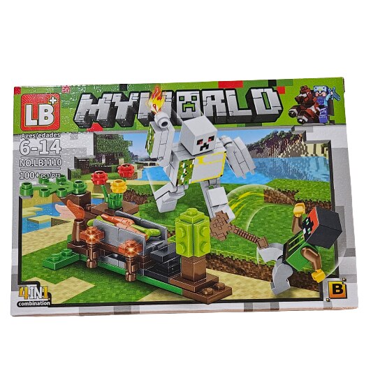Set de constructie LB 1110 Minecraft My World, 100 piese - eMAG.ro