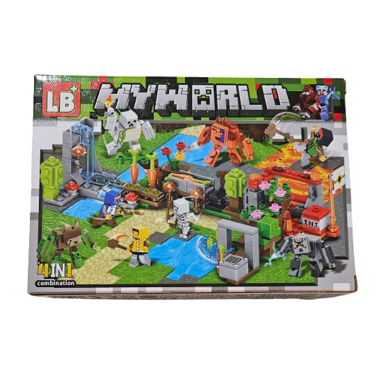 Set de constructie LB 1110 Minecraft My World, 100 piese - eMAG.ro