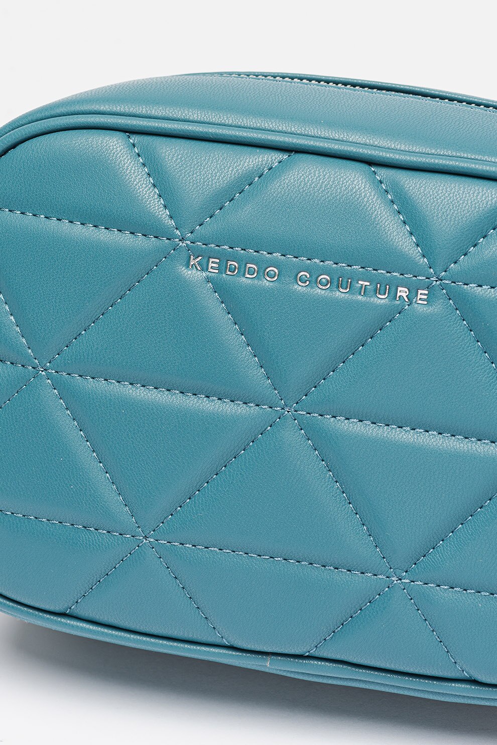 KEDDO, Капитонирана чанта с отделяща се презрамка, Петролносин - eMAG.bg