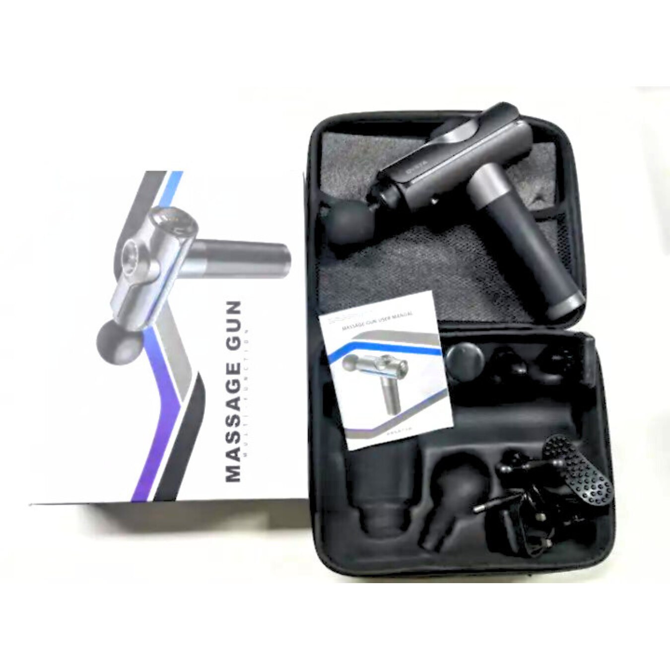 Aparat masaj tip Gun Pistol pentru masaj profesional cu 20 de niveluri ...