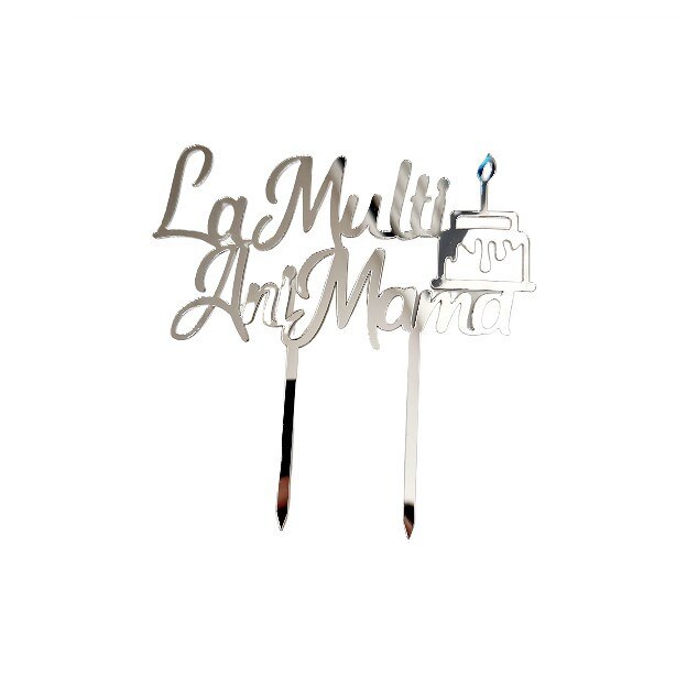 Topper pentru tort, La multi ani, Mama, Wow Shop - eMAG.ro