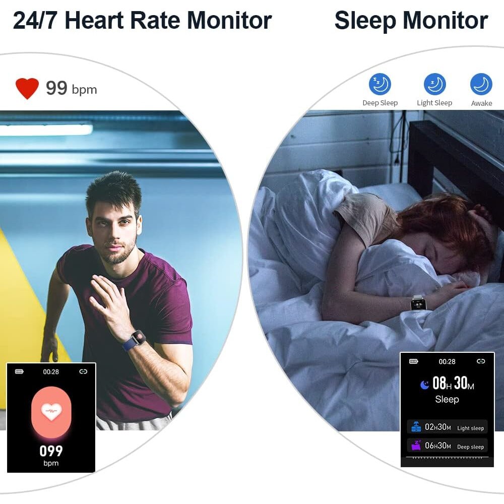 Ceas Smartwatch, HD Touch, Display, 45mm, Apelare Bluetooth, Waterproof ...