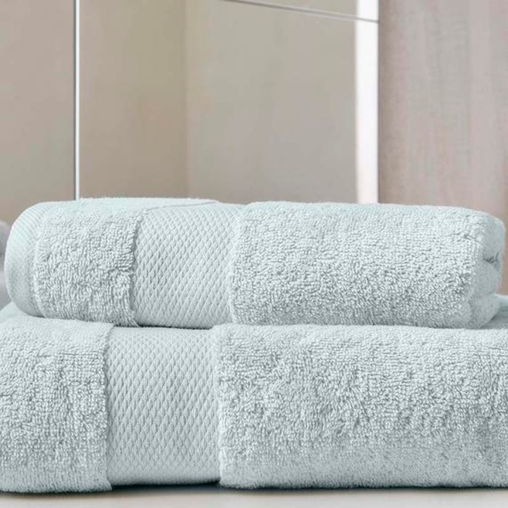 Prosop mare, alb, 100 x 170 cm, 100% bumbac organic - eMAG.ro