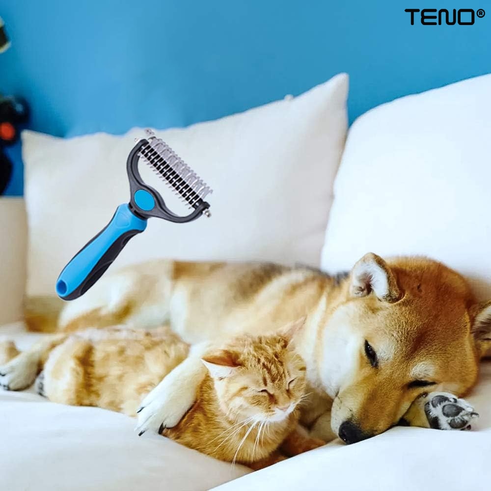 Perie par Caini, Pisici, Animale, Teno®, tesala si perie trimmer 2 in 1 ...