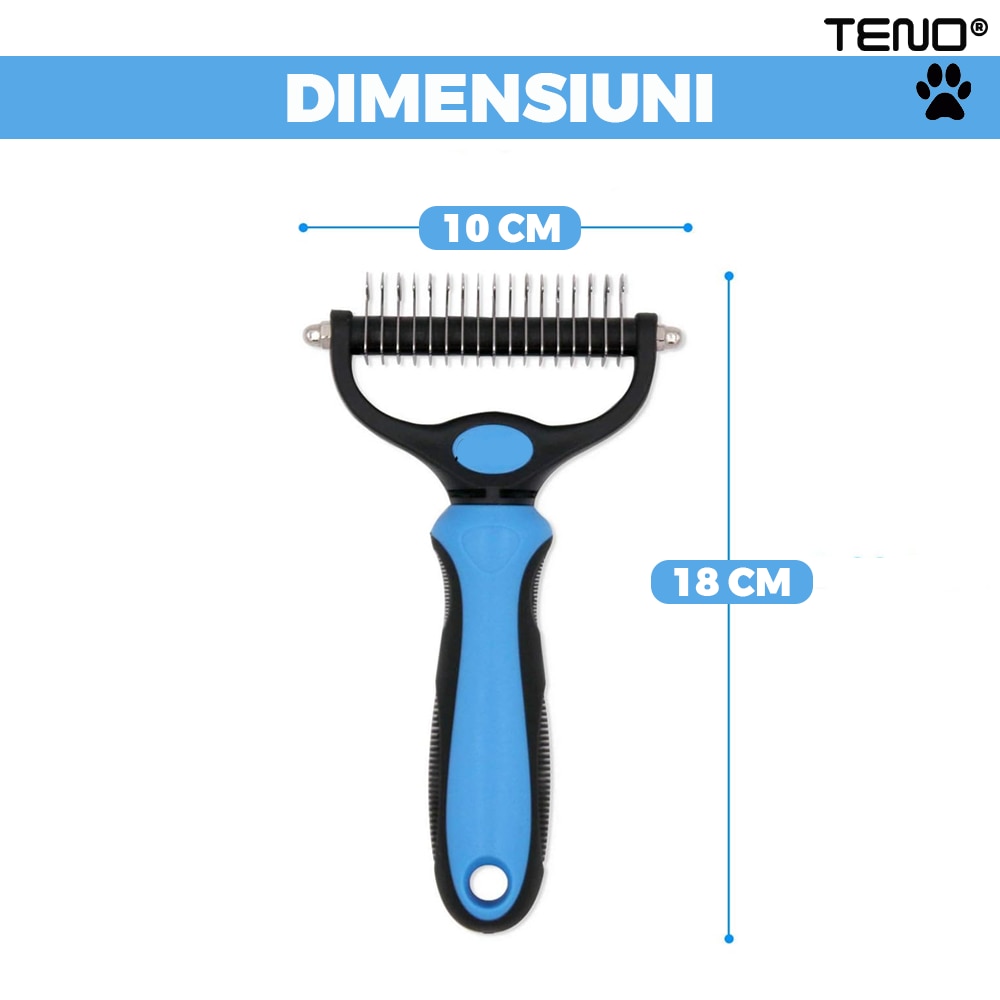 Perie par Caini, Pisici, Animale, Teno®, tesala si perie trimmer 2 in 1 ...