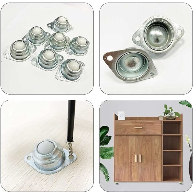 Set 8 rotile de transfer pentru mobila, Sunmostar, Nailon, 10-15kg ...