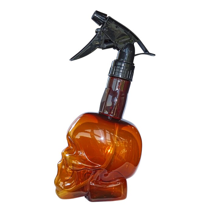 Бръснарски флакон с пулверизатор Skull, 500 мл., Кафяв - eMAG.bg