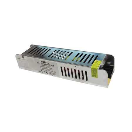 Transformator alimentare pentru LED, ACA, Metal, 120 W, 24 V, Argintiu ...