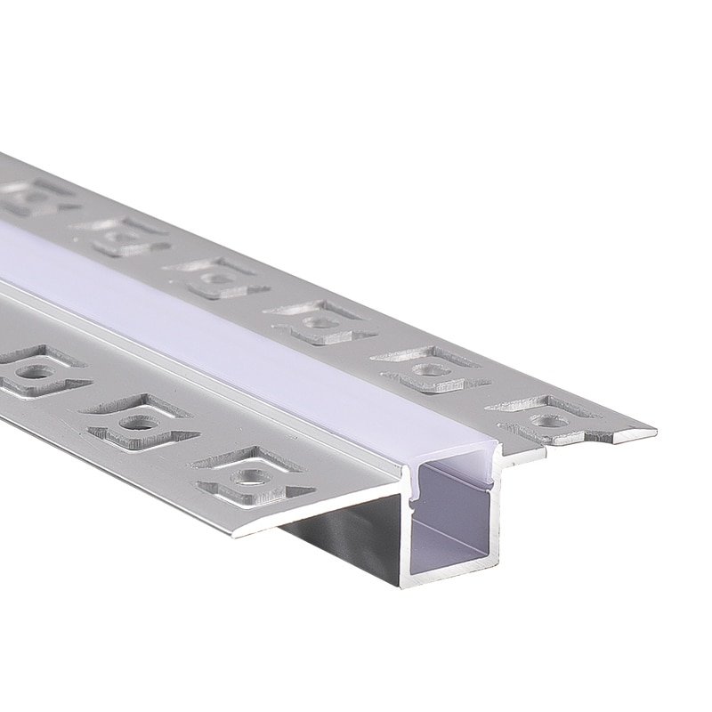 Profil din aluminiu pentru gips-carton, ACA, pentru benzi LED, 2m - eMAG.ro