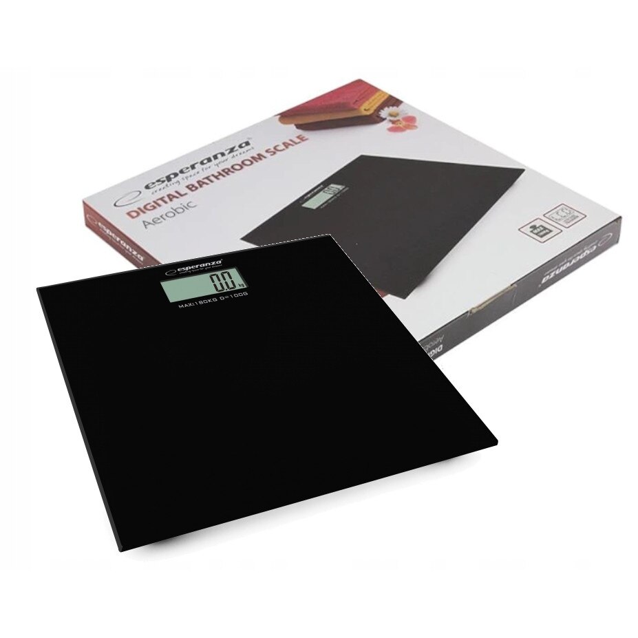 Cantar corporal, Esperanza, LCD, Sticla, Negru - eMAG.ro