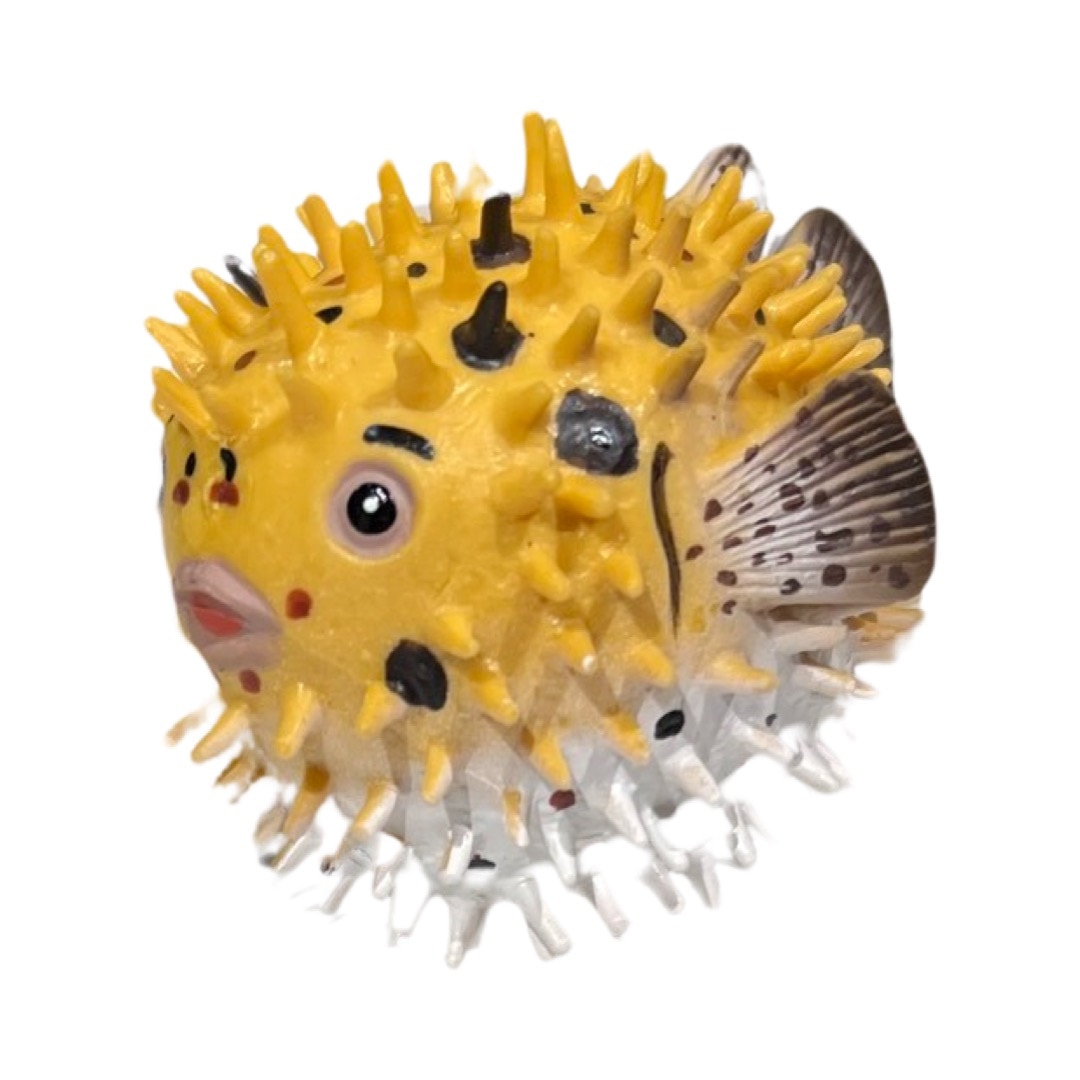 Figurina, din plastic, Pestele balon, 10 x 9 x 7 cm - eMAG.ro