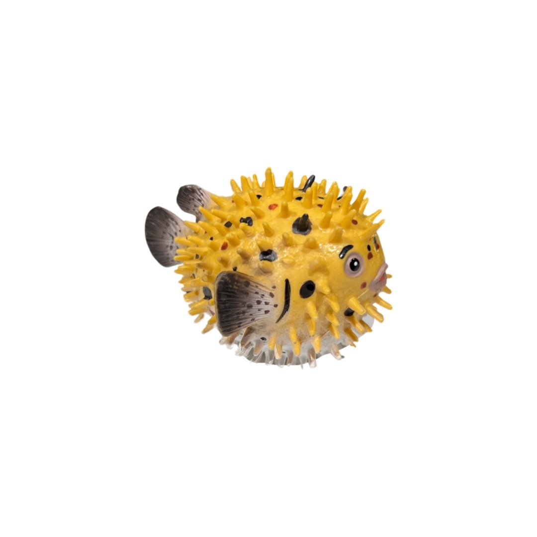 Figurina, din plastic, Pestele balon, 10 x 9 x 7 cm - eMAG.ro