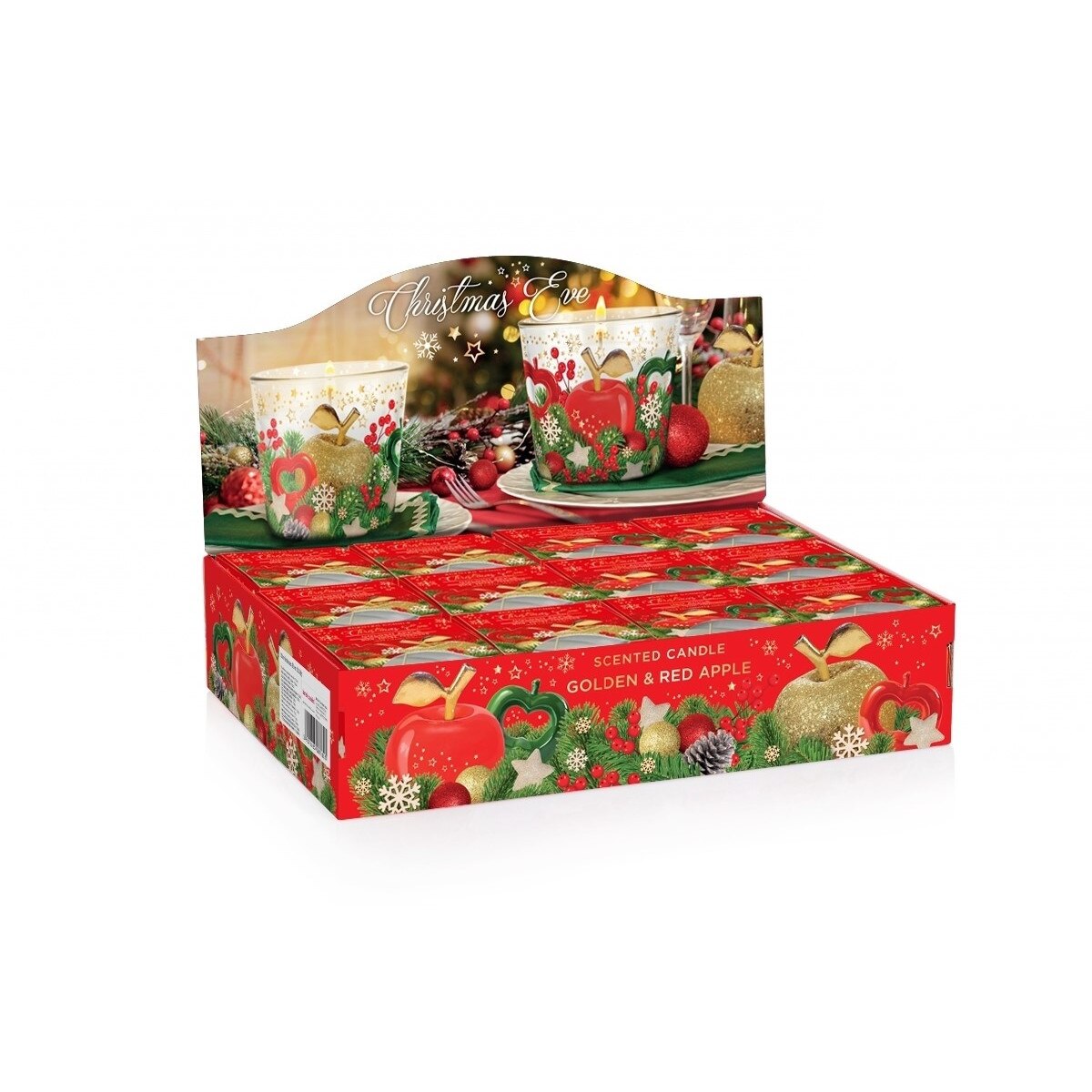 Bartek illatgyertya poharas 115g Piros Alma - eMAG.hu