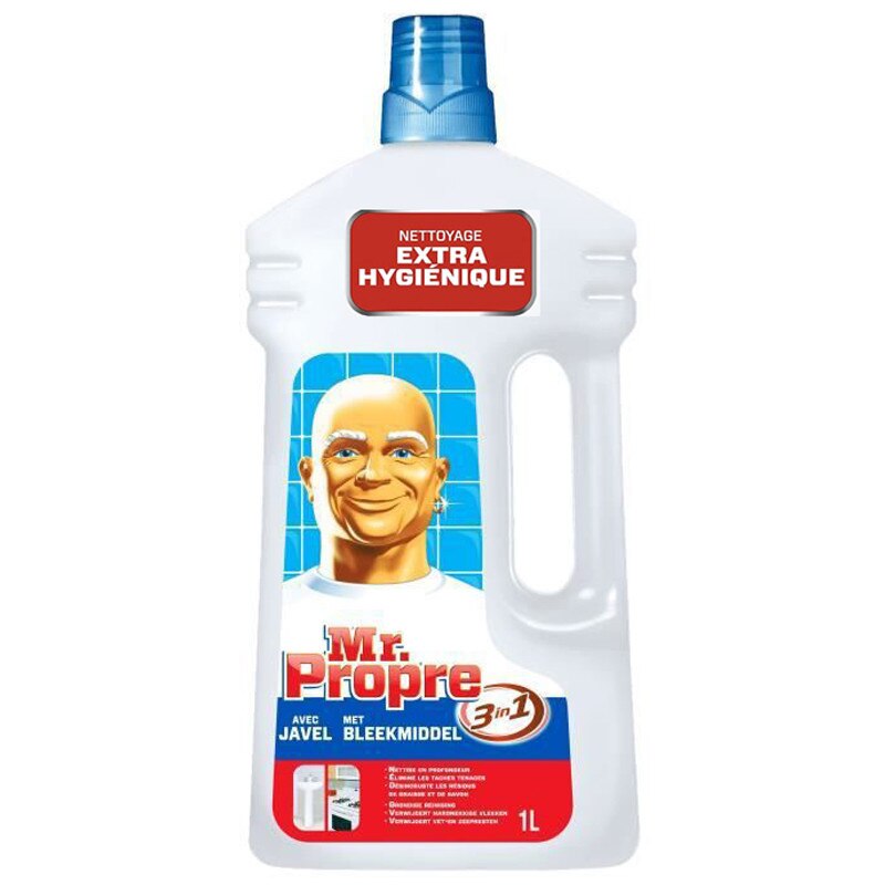 Detergent Mr Proper 3 in 1 curatare extra igienica, lichid cu inalbitor ...