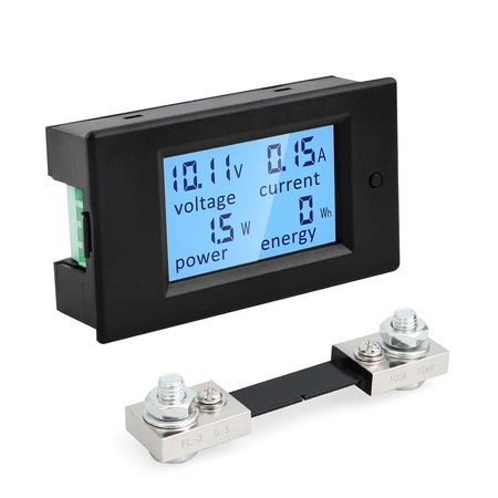 Panelmetru combinat, Wattmetru digital de panou, cu Voltmetru ...