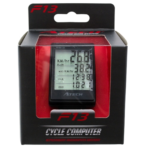 Vezeték nélküli kerékpáros komputer, Atech, fekete - eMAG.hu