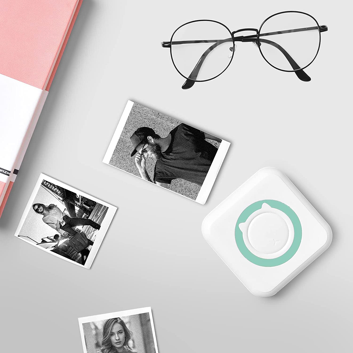 Kit mini imprimanta termica, Bolongking, 19 bucati, control prin APP ...