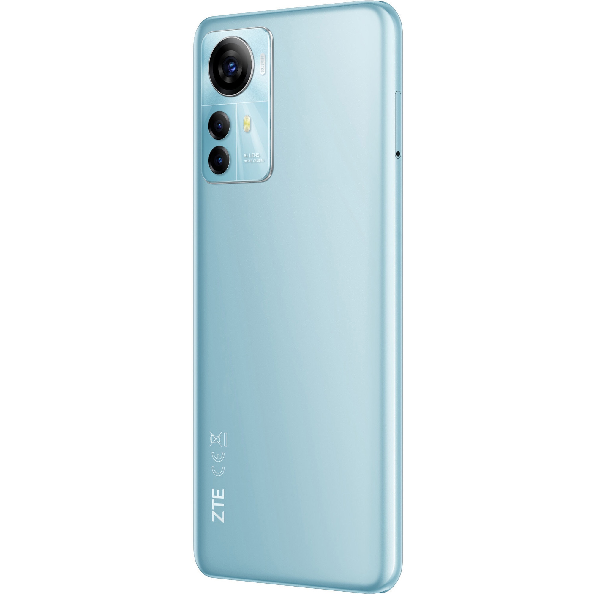 Telefon mobil ZTE Blade A72s, Dual SIM, 128GB, 3GB RAM, 4G, Sky Blue ...