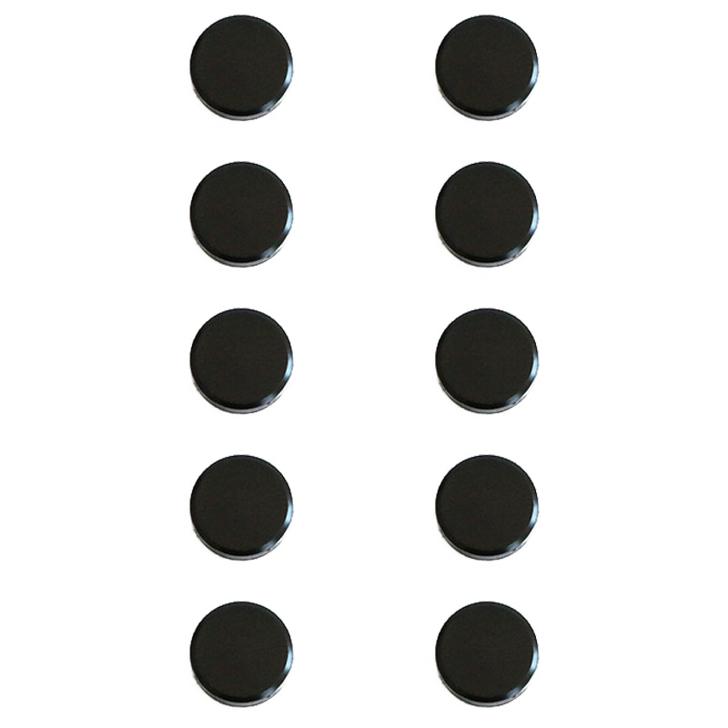 Set 10 magneti pentru tabla, JENUOS®, 30 mm, Negru - eMAG.ro