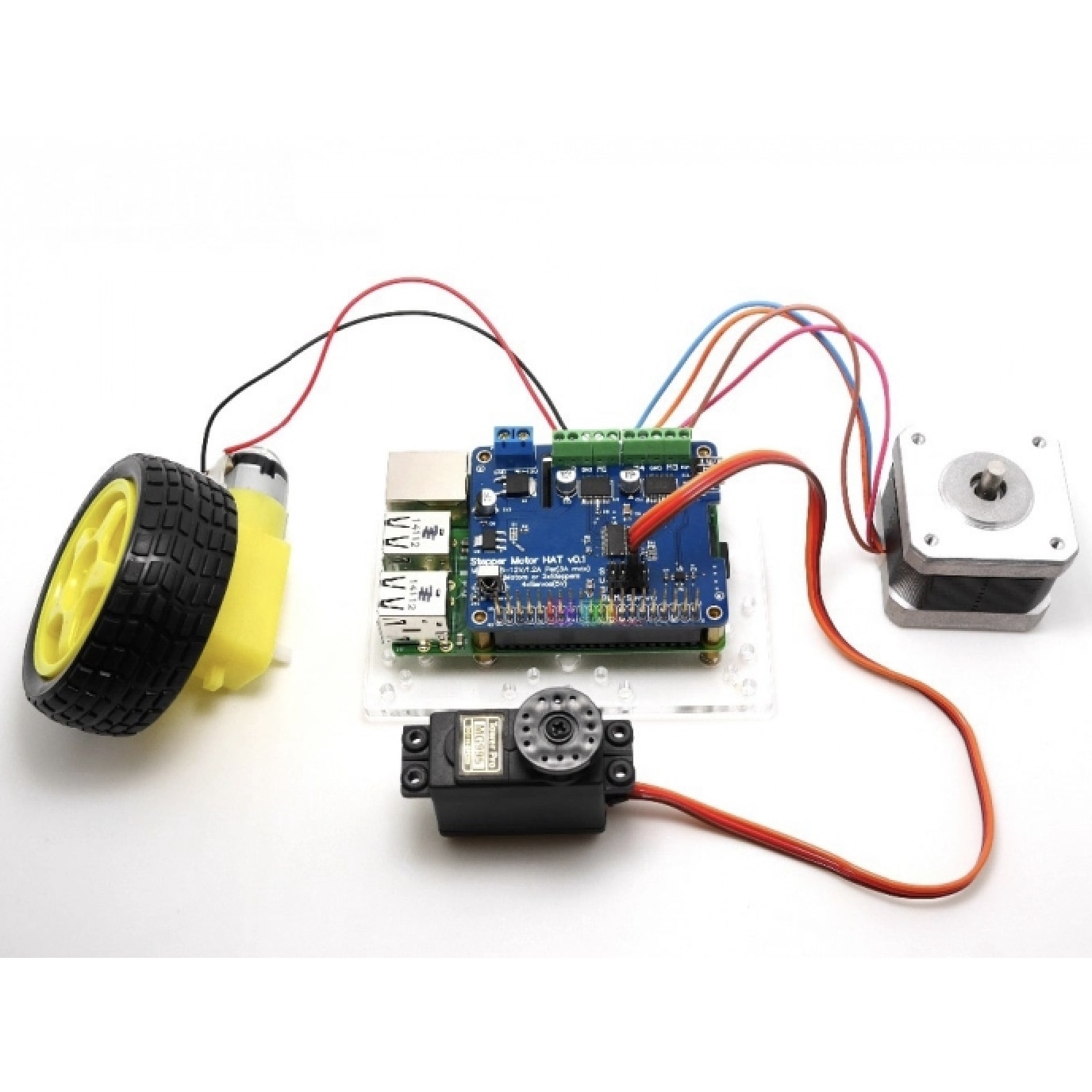 HAT motor DC+stepper, Robofun, pentru Raspberry Pi - eMAG.ro