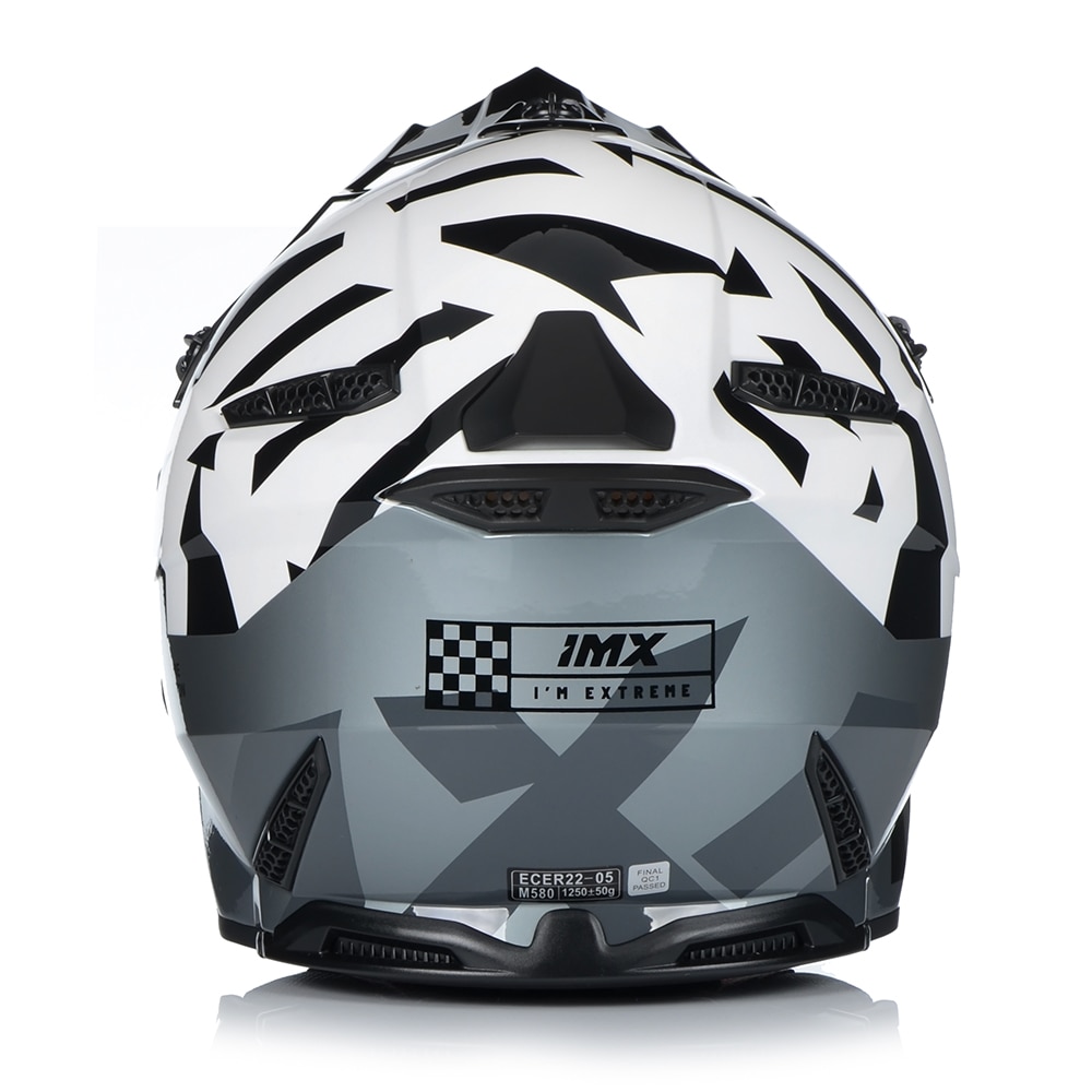 Casca Moto, IMX FMX, Enduro Cross, Verde/Gri, ABS, L 59-60 cm - eMAG.ro