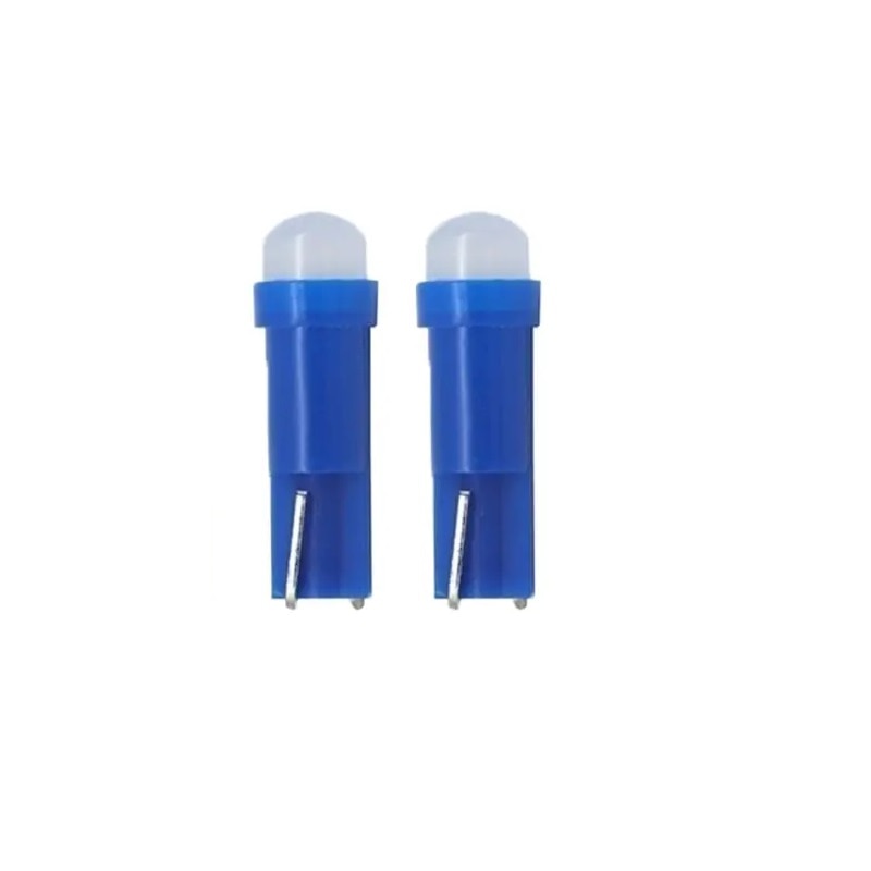 Set 2X Becuri Auto, T5, LED, 12V, 2W, Pentru Bord, Butoane, Clima ...
