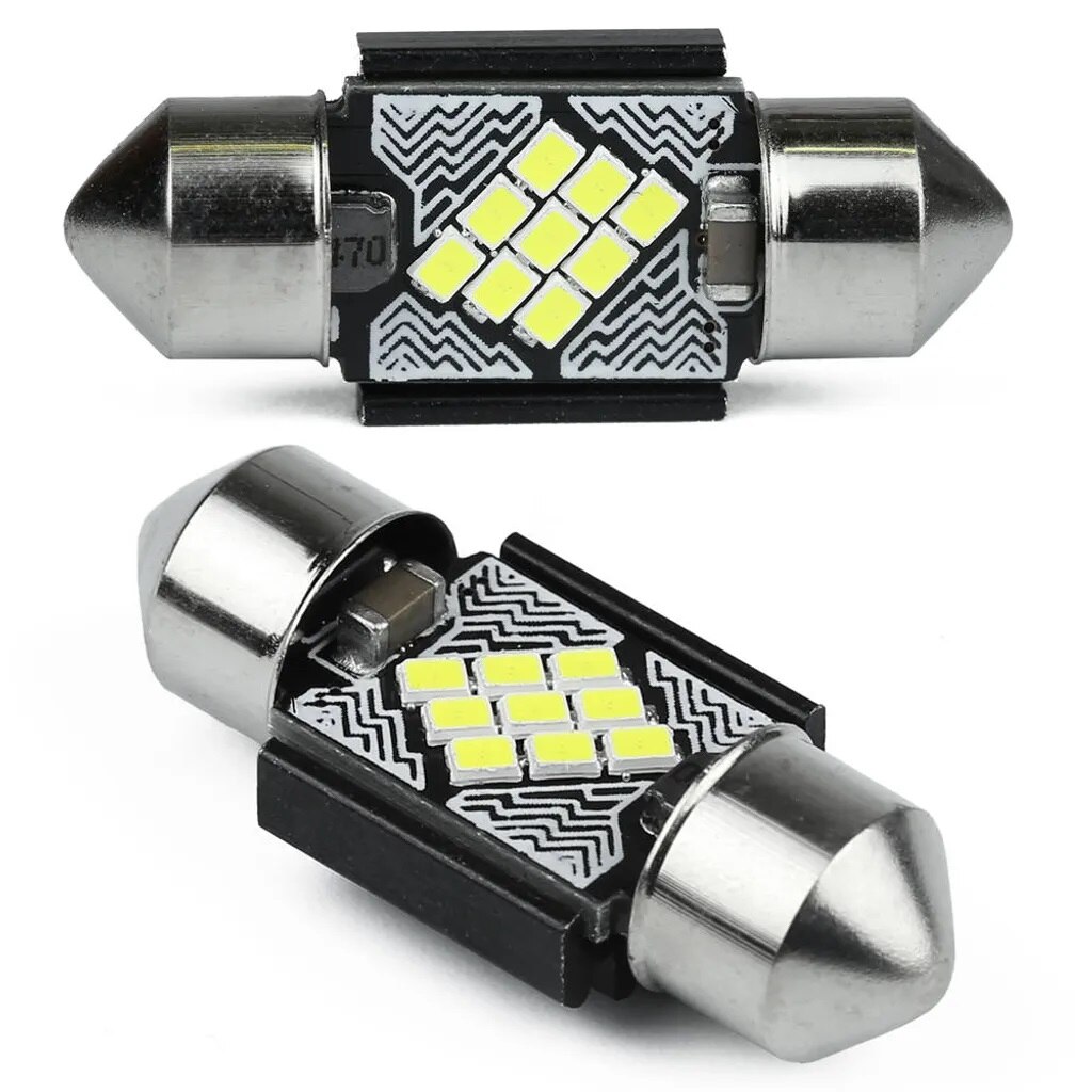 Set 2X Becuri Led Auto, Pentru Numar Inmatriculare, Portbagaj ...