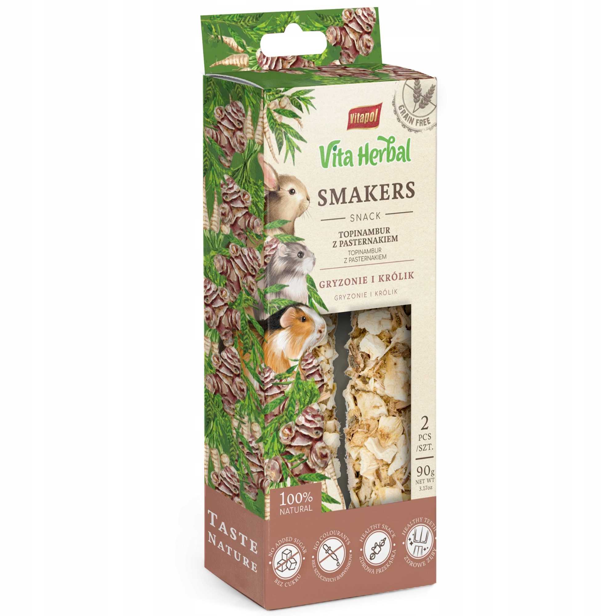 Set de 6 Smakers pentru rozatoare si iepuri, mix de arome, gustare ...