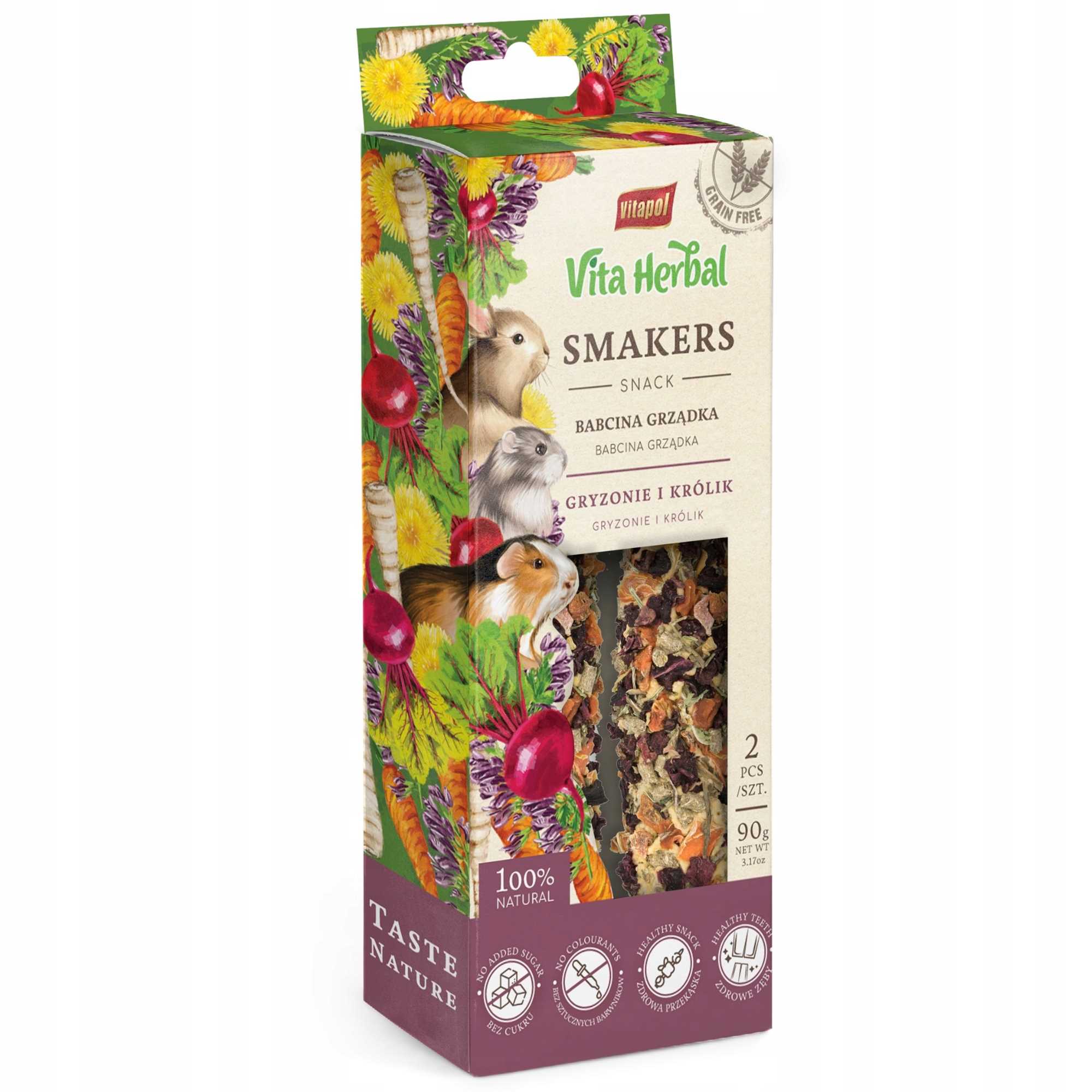 Set de 6 Smakers pentru rozatoare si iepuri, mix de arome, gustare ...