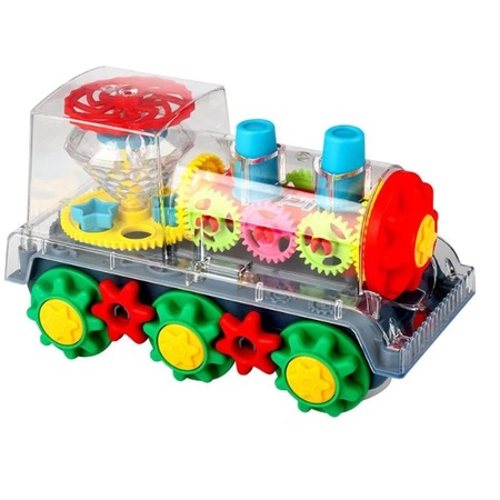 Jucarie interactiva, Trenulet muzical si cu lumini stroboscopice, Bubu ...