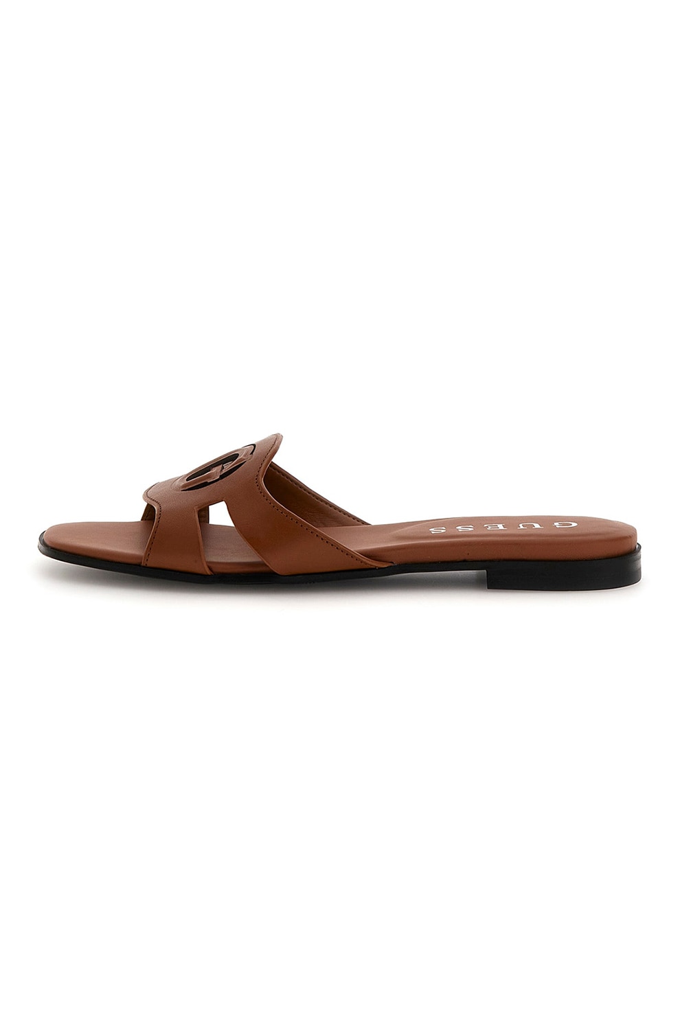 Guess, Papuci de piele, Maro, 36 - eMAG.ro