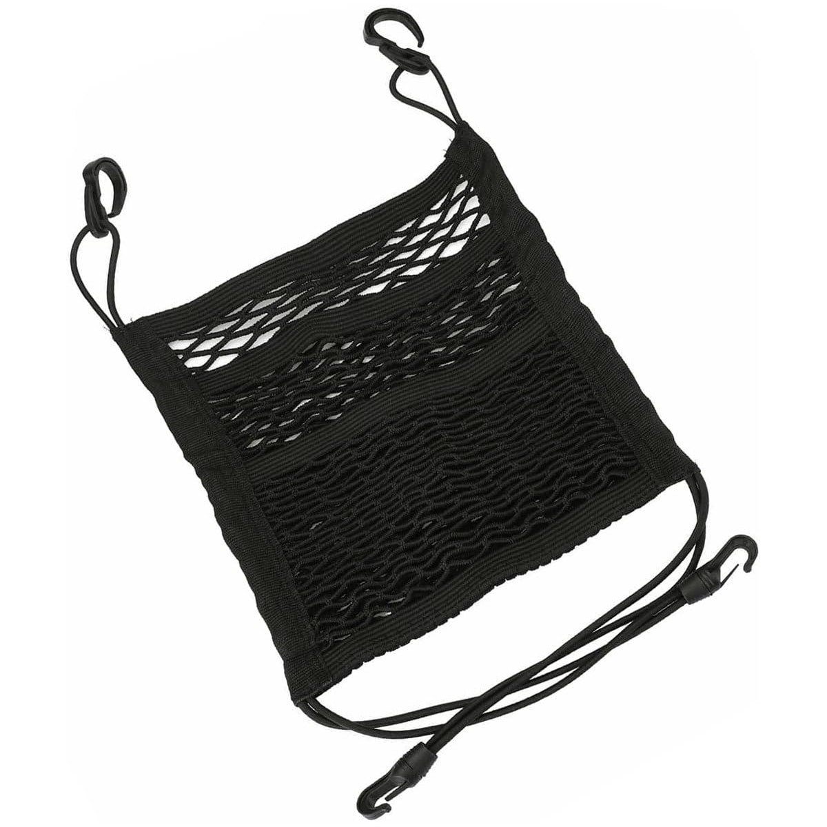 Organizator auto tip plasa pentru bagaje cu 4 carlige, 3 buzunare ...