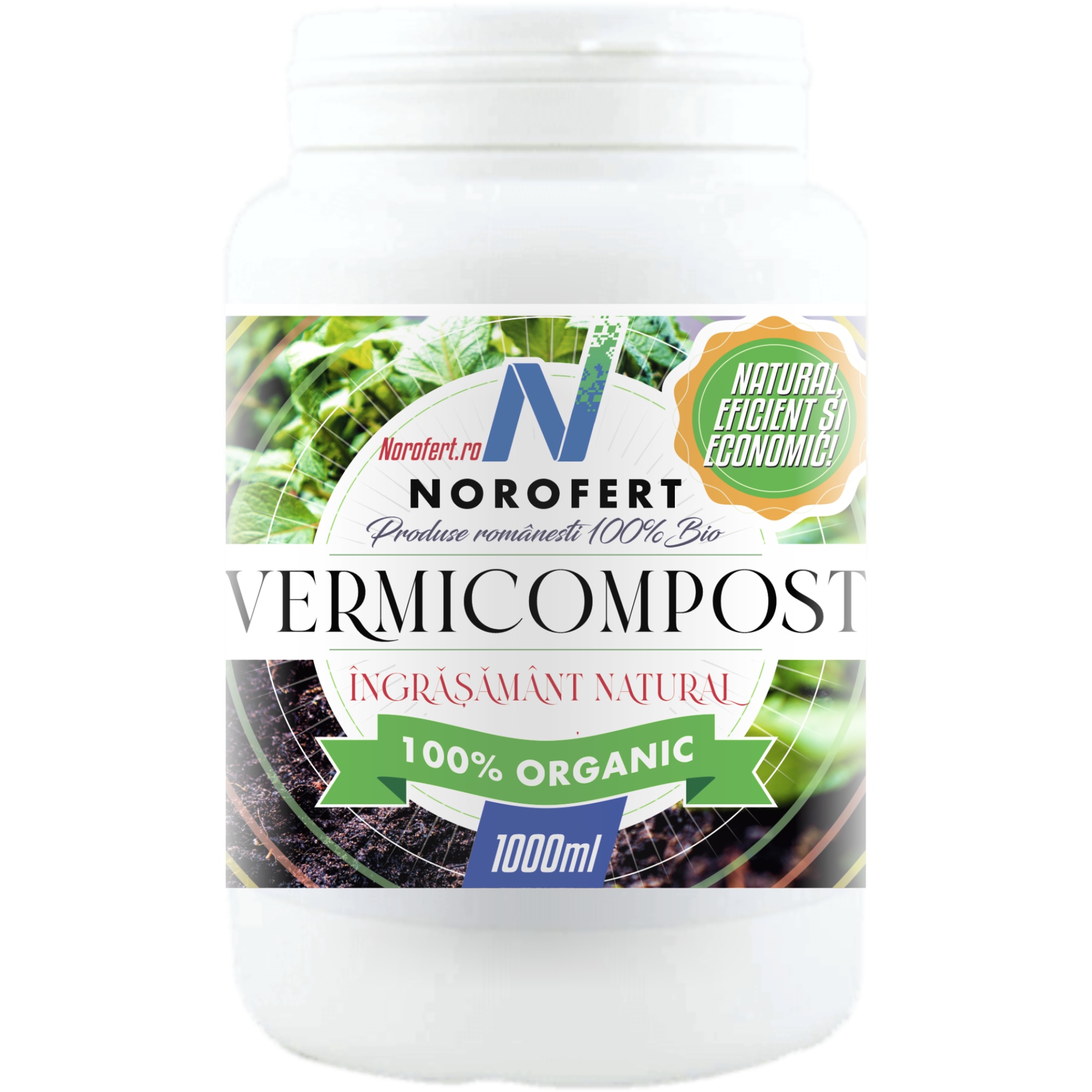 Vermicompost - Ingrasamant natural, puritate 100% - eMAG.ro
