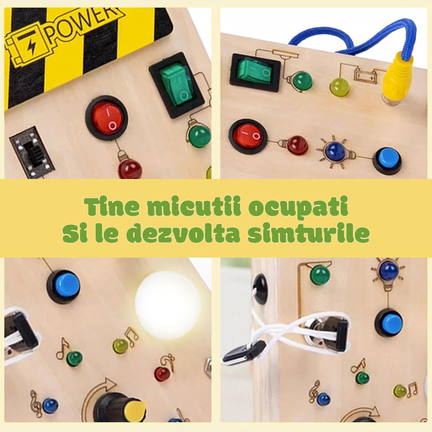 Интерактивна игра за деца, модел Electric Board, развива когнитивните ...