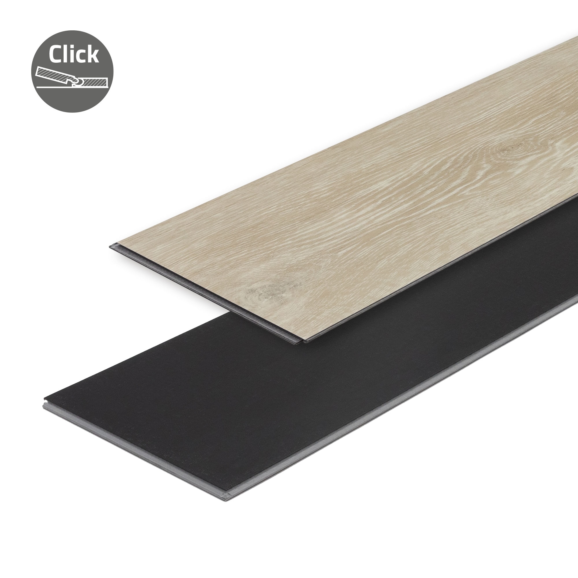 Parchet din PVC 2x ML-Design, maro, 180 x 1220 mm, sistem click ...